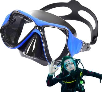Generic Schwimmbrille - Taucherbrille, Anti-Beschlag-Schnorchelbrille, Maske, Schnorchel-Tauchausr&uuml;stung, Klare Tauchmaske, Weites Sichtfeld, Verstellbare Tr&auml;
