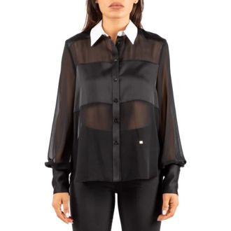 Hanita Damen, Blusen & Hemden, Schwarzk, MGr&ouml;&szlig;e