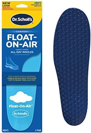 Dr. Scholls Float-On-Air Comfort Semelles pour homme, 1 paire, pleine longueur