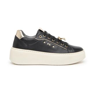 Nero Giardini Schwarze Sneakers Plat - - Shoes - Damen - Schwarzk - 39 EU