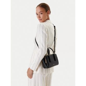 Calvin Klein Handtasche Calvin Klein Carryall Micro Leather Tote LV04F3057G Schwarz