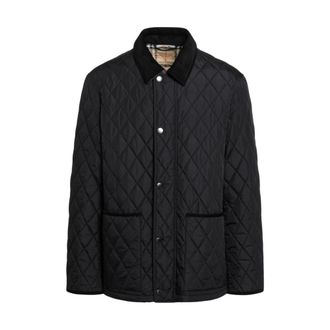 Burberry Homme, Vestes, Noir, Taille: M Veste matelass&eacute;e Haddington