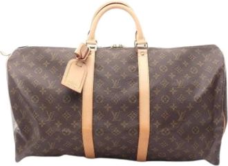 Louis Vuitton unisex, Pre-owned, Brun, Taille: ONE Size Sac Week-end en Toile Pre-owned