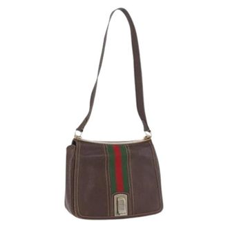 Gucci Pre-owned Vintage Schultertasche - - Pre-owned - Damen - Braun - ONE SIZE