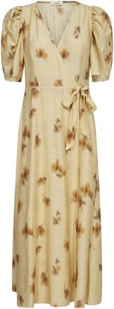 Co'Couture Femme, Robes, Jaune, Taille: 42 FR Robes Portefeuille