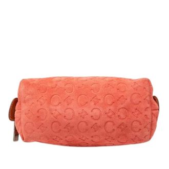 Celine Pre-owned Suede Pouch - Femme - Pre-owned - Orange - Taille: ONE Size