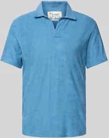 MC2 Saint Barth Slim Fit Poloshirt mit V-Ausschnitt Modell JEREMY - TERRY