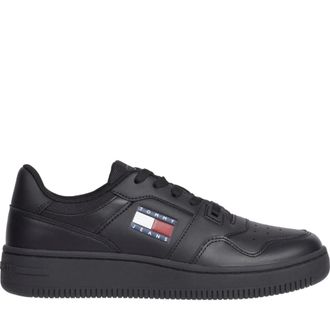 Tommy Jeans Retro Schwarze Sneakers f&uuml;r Frauen - - Shoes - Damen - Schwarzk - 36 EU