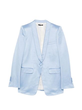 Tom Ford Womens Blazer Light Blue Jacket