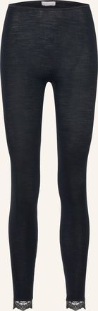 Hanro Lounge-Leggings Woolen Lace Mit Seide schwarz