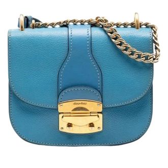 Miu Miu Pre-owned Umh&auml;ngetasche - - Pre-owned - Damen - Blau - ONE SIZE