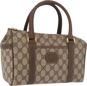 Gucci Sac &agrave; main vintage en toile Pre-owned - Femme - Pre-owned - Beige - Taille: ONE Size