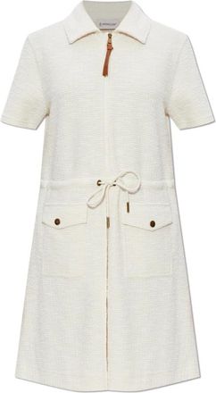 Moncler Femme, Robes, Beige, Taille: 40 FR Robe avec Poches