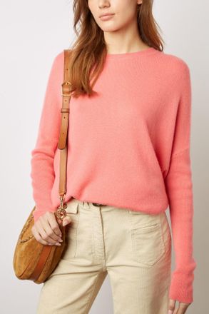 Gerard Darel Pull cachemire &agrave; col rond - LAURREA - Corail