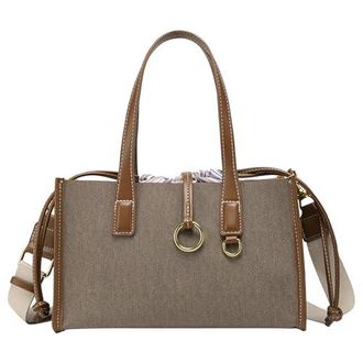 Generic Sac fourre-tout d&eacute;contract&eacute; en cuir synth&eacute;tique pour femme, sac &agrave; bandouli&egrave;re tendance pour le travail, le shopping, les voyages au quotidien, marron,