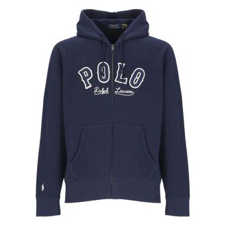 Ralph Lauren RL Fleece Western-Logo Hoodie - - Sweatshirts & Hoodies - Herren - Blau - M