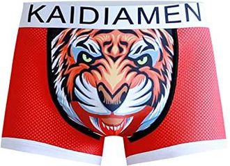 Generic Boxers pour homme avec trous en maille - Respirant - Avec imprim&eacute; amusant de dessin anim&eacute; - Taille &eacute;lastique - Doux et id&eacute;al - Sous-v&ecirc;tements d&eacute;contra