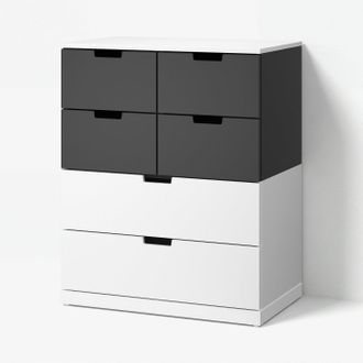 IKEA NORDLI Kommode mit 6 Schubladen