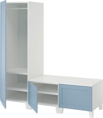 IKEA PLATSA Kleiderschrank mit 3 T&uuml;ren