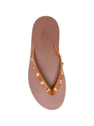 Valentino Garavani Rockstud Sandals - Brown
