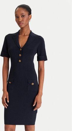 Guess Strickkleid W5YK29 Z0130 Dunkelblau Slim Fit