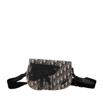 Dior Pre-owned Canvas Crossbody Bag - - Pre-owned - Damen - Blau - ONE SIZE