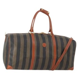 Fendi Sac Boston Vintage doccasion - Femme - Pre-owned - Brun - Taille: ONE Size
