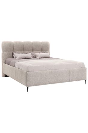 Boxxx Polsterbett, Beige, Holz, Metall, Buche, 140x200 cm, Bettkasten, gepolstertes Kopfteil, Stoffauswahl, in verschiedenen Gr&ouml;&szlig;en erh&auml;ltlich,alternative e