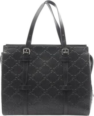Gucci Sac cabas Pre-owned - Homme - Pre-owned - Noir - Taille: ONE Size