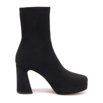 Emanuelle Vee Schwarze Stretch Stiefeletten - - Shoes - Damen - Schwarzk - 40 EU