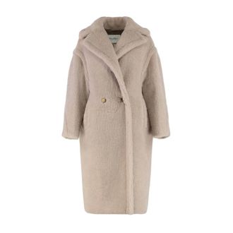 Max Mara Femme, Manteaux, Beige, Taille: 40 FR Manteaux Beige pour Femmes