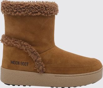 Moon Boot Ltrack Tina Schneestiefel aus Wildleder mit Shearling-Futter