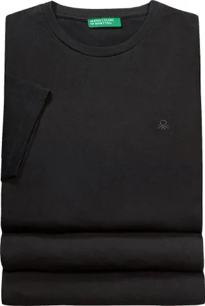 Benetton Kurzarmshirt hautfreundlich durch Baumwolle