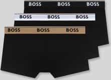 HUGO BOSS Trunks aus Baumwoll-Mix im 3er-Pack