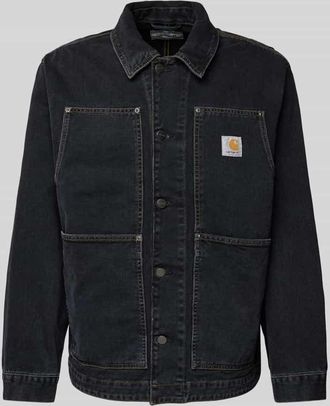 Carhartt Work in Progress Jeansjacke mit Label-Detail