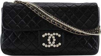 Chanel Sac bandouli&egrave;re Pre-owned Matelasse A39011 - Femme - Pre-owned - Noir - Taille: ONE Size