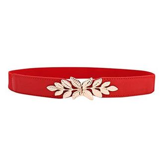 Generic Ceinture Femme Elastique - Ceinture &Eacute;l&eacute;gante pour Femme avec Design Moderne et &Eacute;lastique pour une Tenue Raffin&eacute;e
