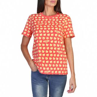 Moschino Damen T-Shirt Fr&uuml;hling/Sommer - - Tops - Damen - Mehrfarbig - M