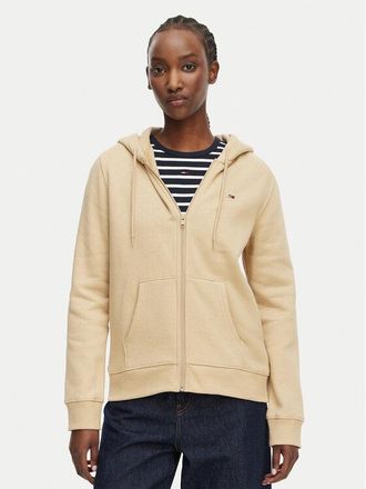 Tommy Jeans Sweatshirt Flag DW0DW19729 Beige Regular Fit
