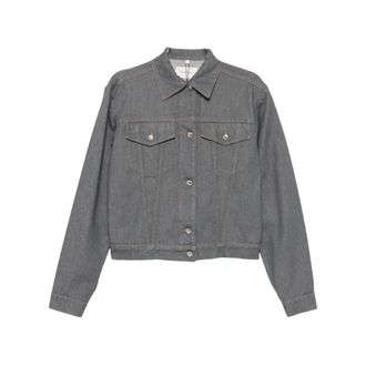 Sportmax Veste en jean Spspittura - Femme - Vestes - Gris - Taille: 34 FR