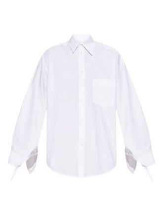 Balenciaga chemise en popeline - Blanc