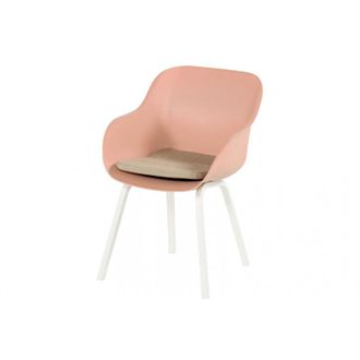 Hartman Hartman - Le Soleil Element Dining Stuhl pink inkl. seaqual Sitzkissen taupe