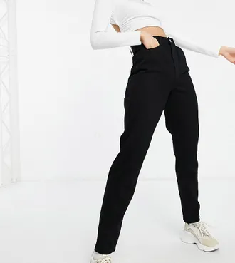 Missguided Tall Riot - Jean mom taille haute - Noir