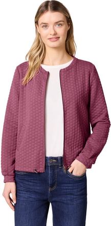 Street One Damen Zipper Jacke mit Struktur
