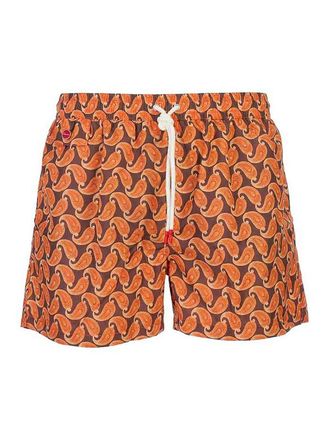 Kiton Short De Bain - Orange