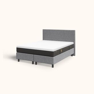 Emma Ensemble Confort H&ocirc;telier 140x200 Gris fonc&eacute; | Emma