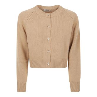 Max Mara Gilet Ombrosa - Femme - Pulls - Beige - Taille: 40 FR