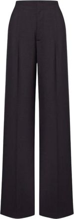 Alberta Ferretti Femme, Pantalons, Noir, Taille: 34 FR Tropical Wool Pantalons
