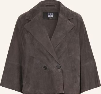 Riani Riani Lederjacke grau