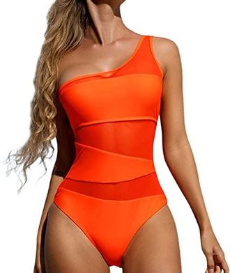 Generic Maillot de bain une pi&egrave;ce pour femme - Effet gainant - Classique - Monokini amincissant - Tankini - Dos &eacute;chancr&eacute; - Maillot de bain athl&eacute;tique sexy ave